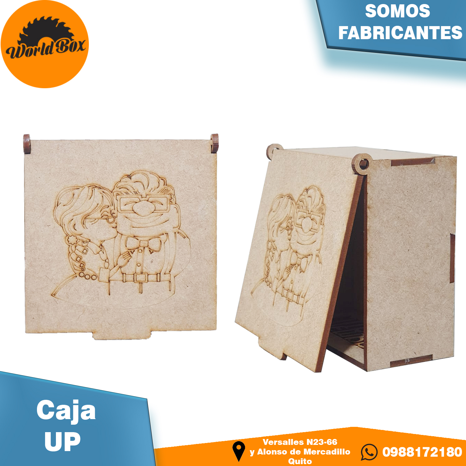 Cajas pequeñas con diseños - WORLD BOX