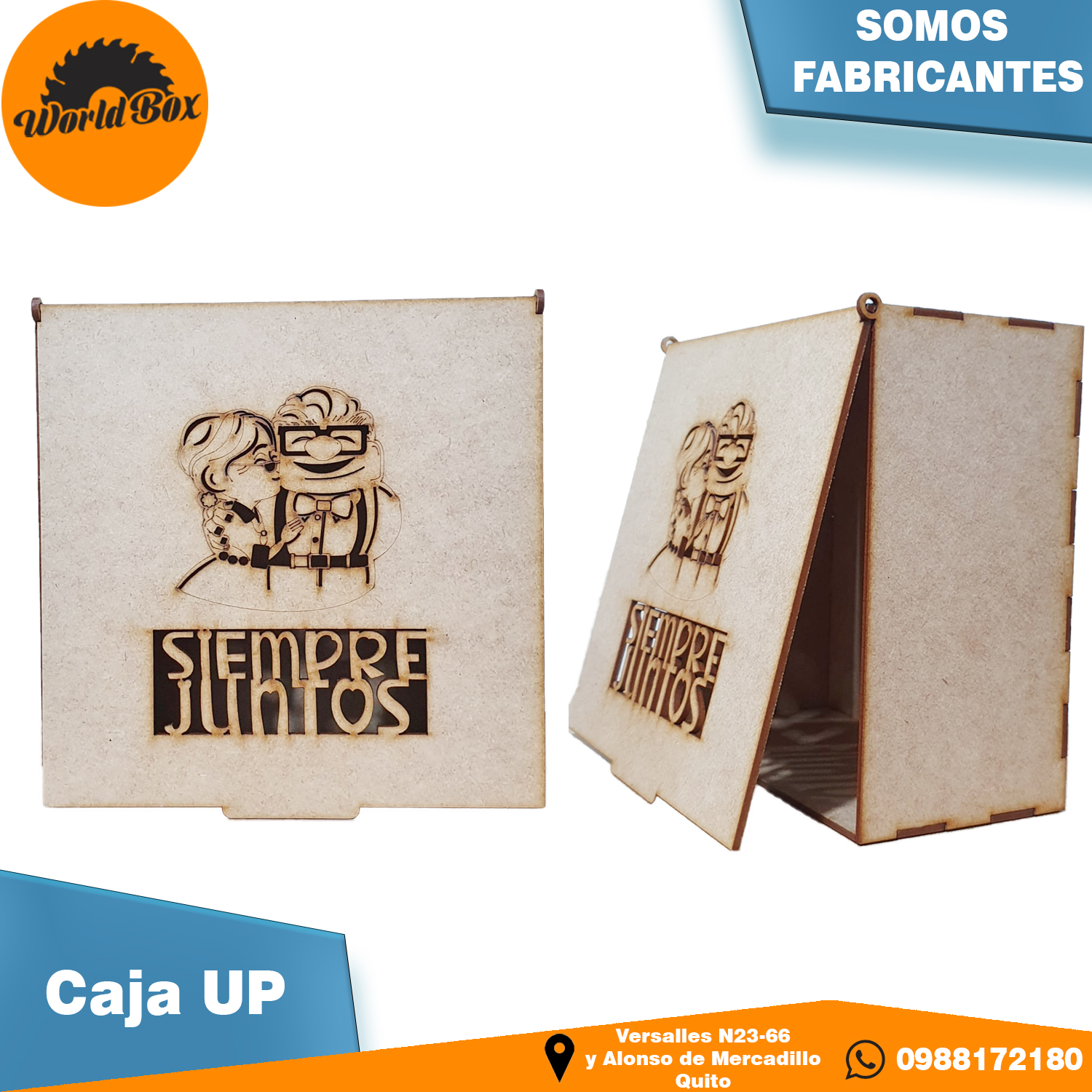 Cajas con tapa abatible - WORLD BOX