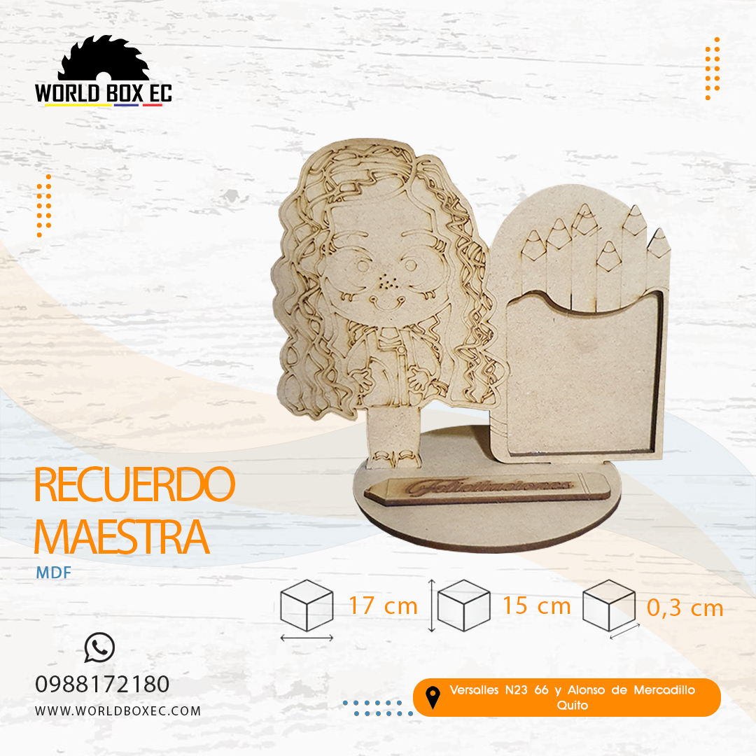 Recuerdo Maestra - WORLD BOX